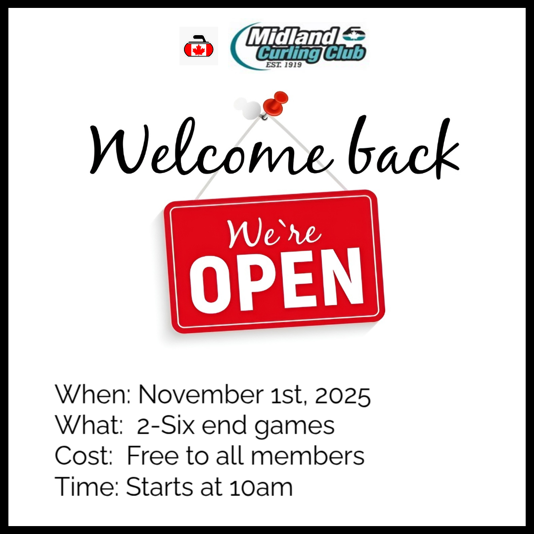 Midland Curling Club - Welcome Back Jitney-Events